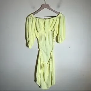 Skylar Rose | Dresses | Skylar Rose Linen Blend Cutout Off Shoulders ...